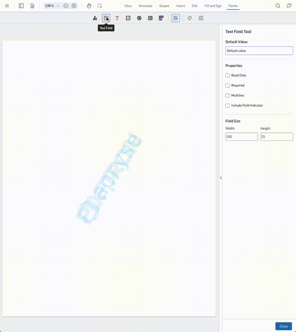 Build Form Fields Using Javascript In Webviewer 11 Apryse Documentation